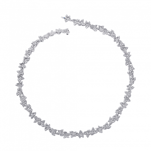 Mauboussin Collier Tellement sublime mon amour, or blanc, diamants